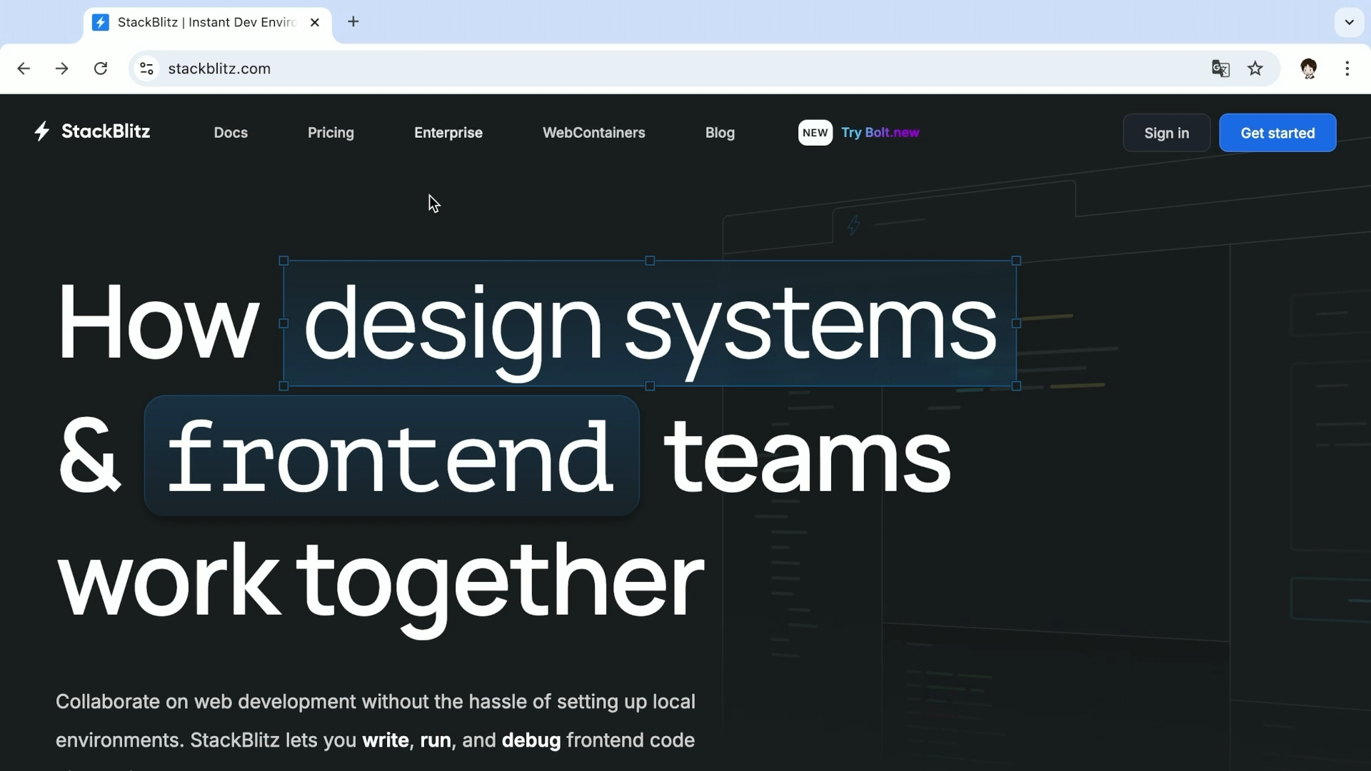 AIでコードを自動生成できる、StackBlitz+Bolt.newを紹介 | ともすたmedia | ともすた